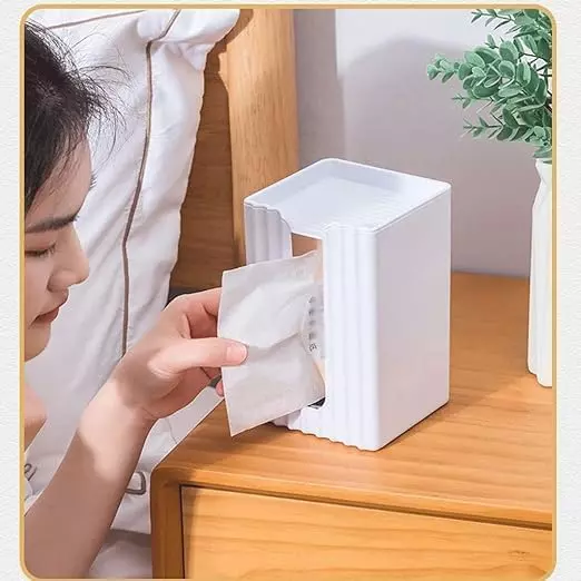 Tissue box wall holder store